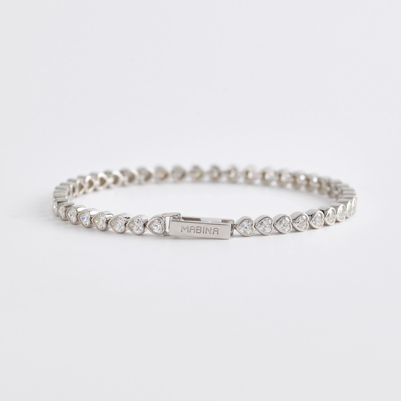 Mabina - BRACCIALE MABINA PENSIERO STUPENDO ARGENTO 533510 | Arvimo Gioielli