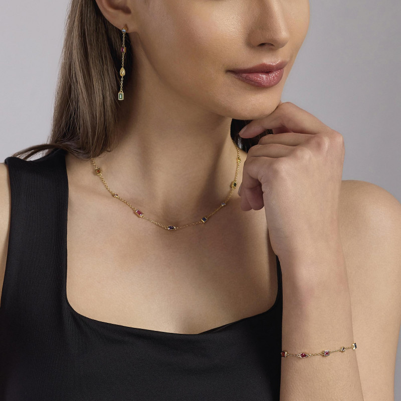 Mabina - BRACCIALE MABINA RAINBOW ARGENTO 533746 | Arvimo Gioielli