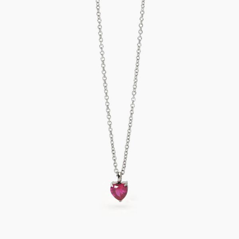 2Jewels Donna - COLLANA PUNTO LUCE CUORE ROSSO 2JEWELS ACCIAIO 251873 ...